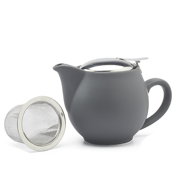 Dark Grey Teapot (350 cc) - La Via del Tè - Shop Tea Online